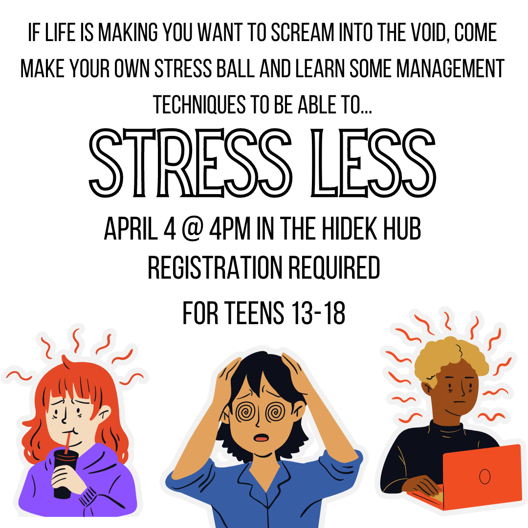 Stress Less for Teens | The Henry Carter Hull Library